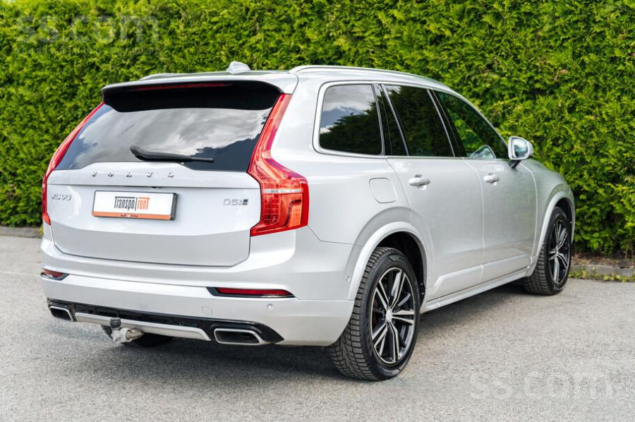 Pelēks Volvo XC90 2018 Rīga, ar dzinēja tilpumu 2.00 L un nobraukumu 128 tūkst. km par 29500 €, foto 6 vietnē AUTOMOTO.COM.LV