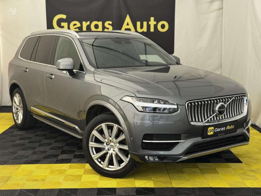 Pelēks Volvo XC90 2018 Viļņa, ar dzinēja tilpumu 1.97 L un nobraukumu 77 tūkst. km par 28450 €, foto 3 vietnē AUTOMOTO.COM.LV
