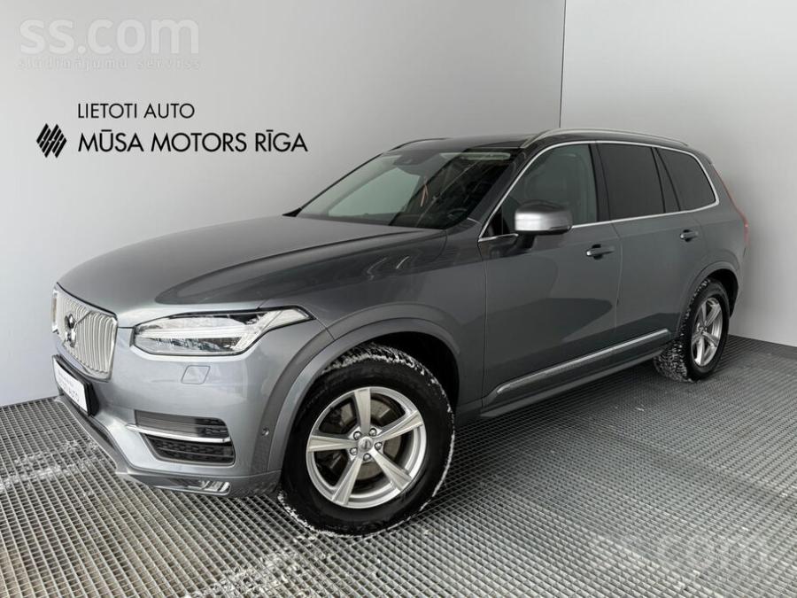 Grey Volvo XC90 2018 in Riga, with an engine capacity of 2.00 L and mileage of 238 thousand km for 24990 €, photo 1 on AUTOMOTO.COM.LV