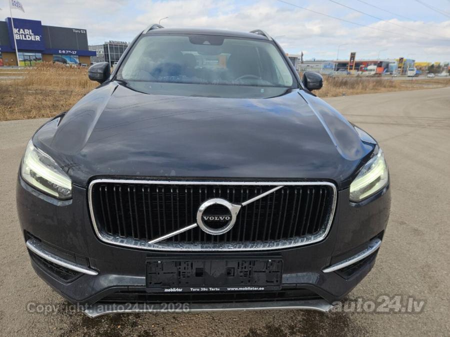 Grey Volvo XC90 2018 in Tartu, with an engine capacity of 2.00 L and mileage of 259 thousand km for 22750 €, photo 2 on AUTOMOTO.COM.LV