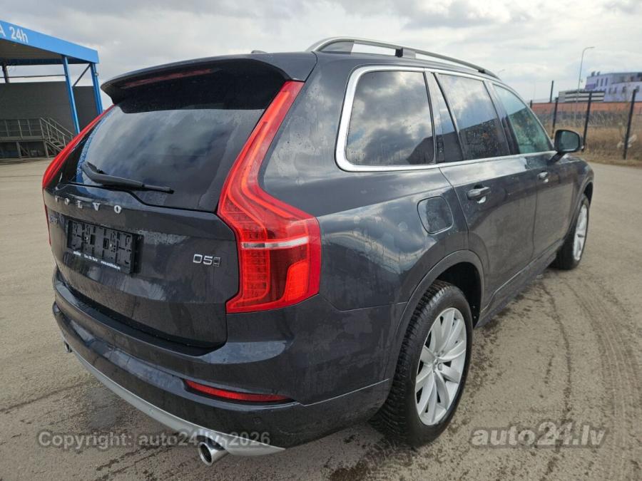 Grey Volvo XC90 2018 in Tartu, with an engine capacity of 2.00 L and mileage of 259 thousand km for 22750 €, photo 6 on AUTOMOTO.COM.LV