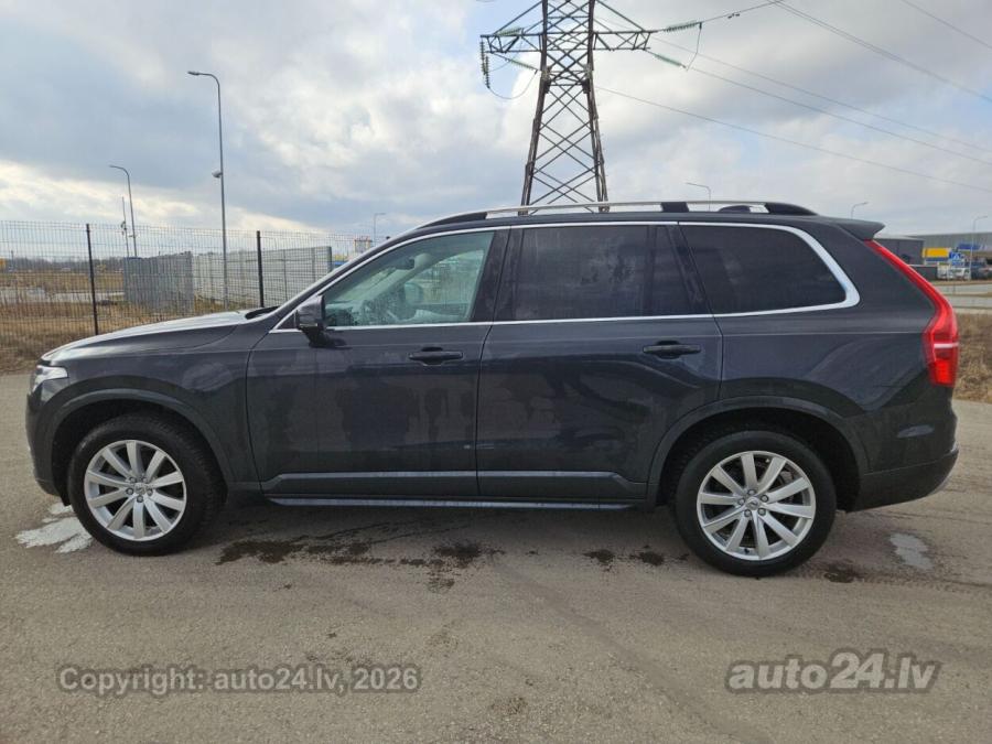 Grey Volvo XC90 2018 in Tartu, with an engine capacity of 2.00 L and mileage of 259 thousand km for 22750 €, photo 9 on AUTOMOTO.COM.LV