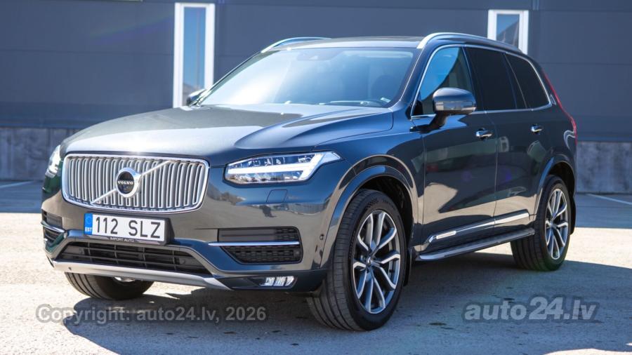 Grey Volvo XC90 2018 in Tallinn, with an engine capacity of 2.00 L and mileage of 173 thousand km for 28000 €, photo 4 on AUTOMOTO.COM.LV