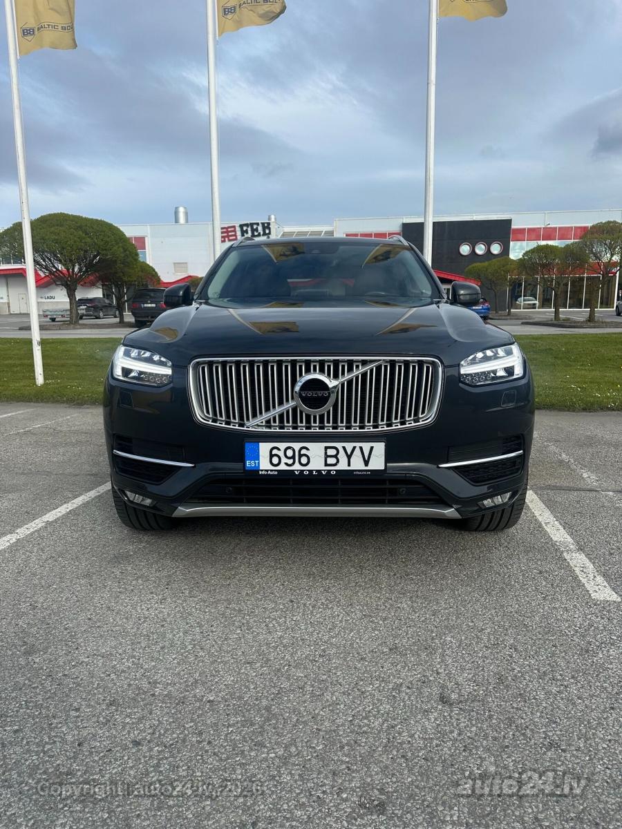 Grey Volvo XC90 2018 in Tallinn, with an engine capacity of 2.00 L and mileage of 116 thousand km for 28900 €, photo 6 on AUTOMOTO.COM.LV