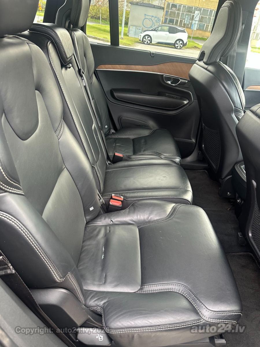 Grey Volvo XC90 2018 in Tallinn, with an engine capacity of 2.00 L and mileage of 116 thousand km for 28900 €, photo 13 on AUTOMOTO.COM.LV