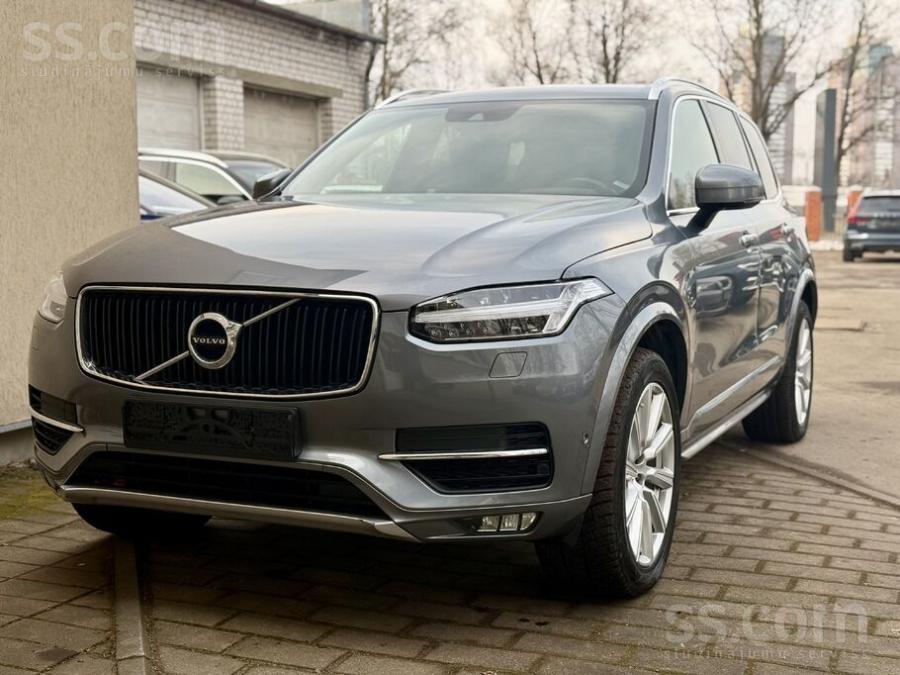 Grey Volvo XC90 2018 in Riga, with an engine capacity of 2.00 L and mileage of 0 thousand km for 27900 €, photo 1 on AUTOMOTO.COM.LV
