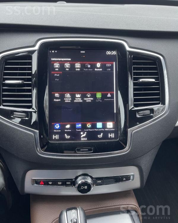 Grey Volvo XC90 2018 in Riga, with an engine capacity of 2.00 L and mileage of 0 thousand km for 27900 €, photo 10 on AUTOMOTO.COM.LV