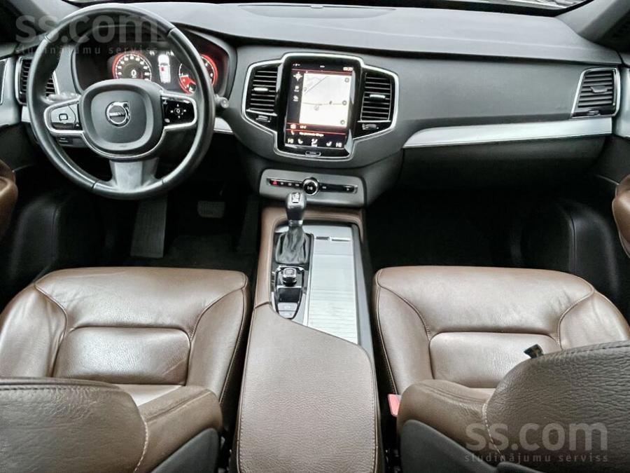 Grey Volvo XC90 2018 in Riga, with an engine capacity of 2.00 L and mileage of 0 thousand km for 27900 €, photo 13 on AUTOMOTO.COM.LV