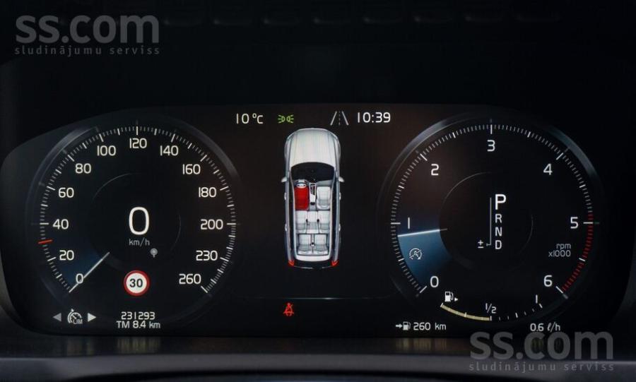 Grey Volvo XC90 2018 in Riga, with an engine capacity of 2.00 L and mileage of 243 thousand km for 22290 €, photo 24 on AUTOMOTO.COM.LV