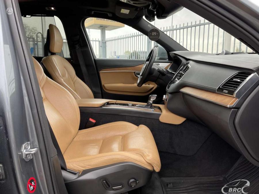 Pelēks Volvo XC90 2018 Klaipėda, ar dzinēja tilpumu 1.97 L un nobraukumu 135 tūkst. km par 23500 €, foto 9 vietnē AUTOMOTO.COM.LV