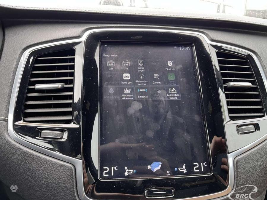 Pelēks Volvo XC90 2018 Klaipėda, ar dzinēja tilpumu 1.97 L un nobraukumu 135 tūkst. km par 23500 €, foto 32 vietnē AUTOMOTO.COM.LV