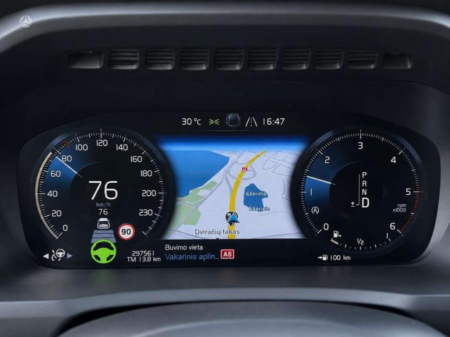 Pelēks Volvo XC90 2018 Kauņa, ar dzinēja tilpumu 1.97 L un nobraukumu 298 tūkst. km par 17200 €, foto 25 vietnē AUTOMOTO.COM.LV