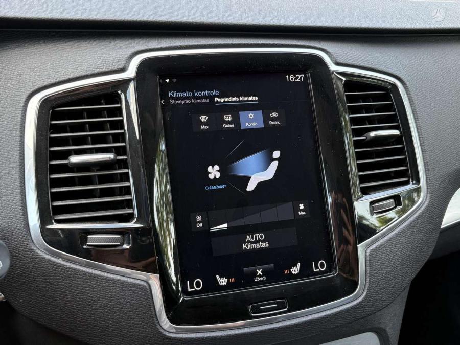 Pelēks Volvo XC90 2018 Kauņa, ar dzinēja tilpumu 1.97 L un nobraukumu 298 tūkst. km par 17200 €, foto 27 vietnē AUTOMOTO.COM.LV