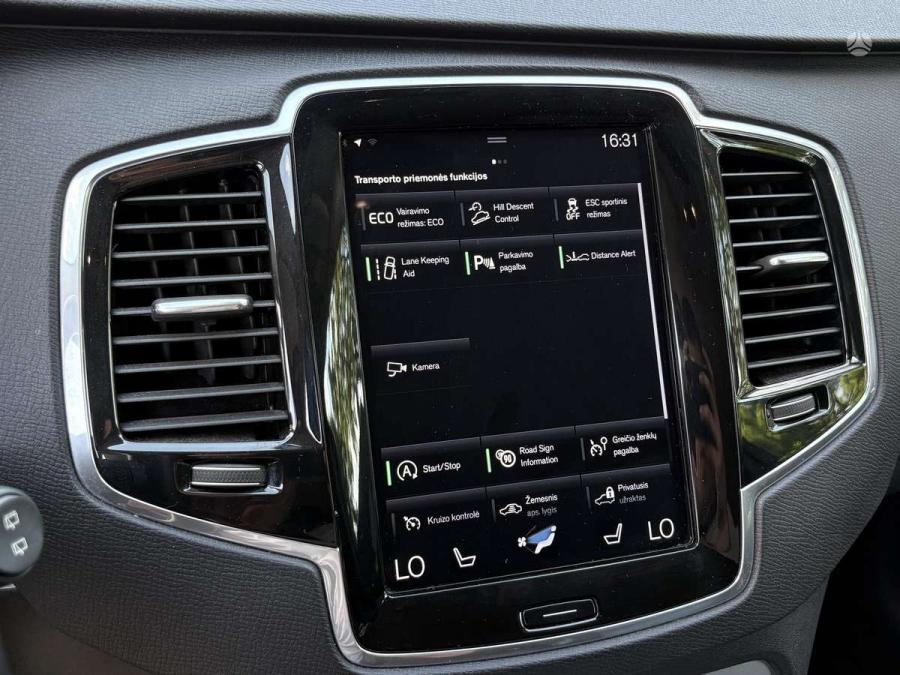 Pelēks Volvo XC90 2018 Kauņa, ar dzinēja tilpumu 1.97 L un nobraukumu 298 tūkst. km par 17200 €, foto 29 vietnē AUTOMOTO.COM.LV