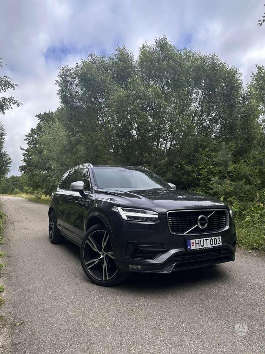 Pelēks Volvo XC90 2018 Lazdijai, ar dzinēja tilpumu 1.97 L un nobraukumu 180 tūkst. km par 27500 €, foto 1 vietnē AUTOMOTO.COM.LV