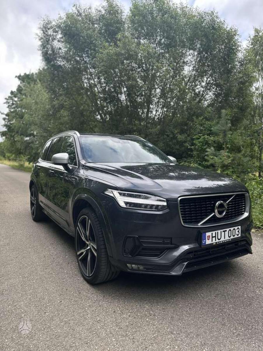 Pelēks Volvo XC90 2018 Lazdijai, ar dzinēja tilpumu 1.97 L un nobraukumu 180 tūkst. km par 27500 €, foto 3 vietnē AUTOMOTO.COM.LV