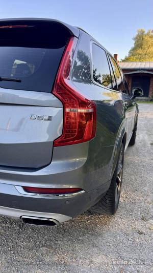 Grey Volvo XC90 2018 in Tallinn, with an engine capacity of 2.00 L and mileage of 199 thousand km for 28500 €, photo 7 on AUTOMOTO.COM.LV