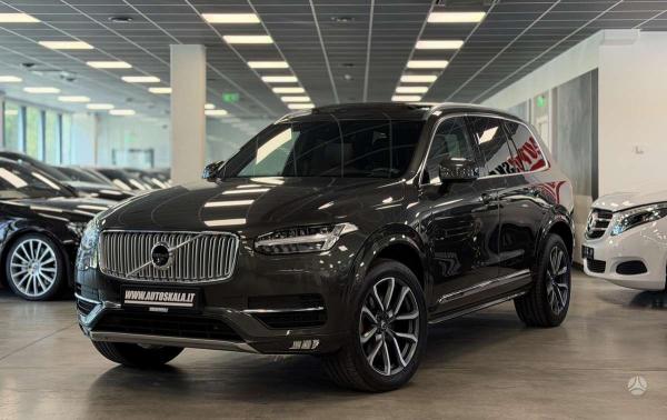 Pelēks Volvo XC90 2018 Klaipėda, ar dzinēja tilpumu 1.97 L un nobraukumu 180 tūkst. km par 28750 €, foto 1 vietnē AUTOMOTO.COM.LV