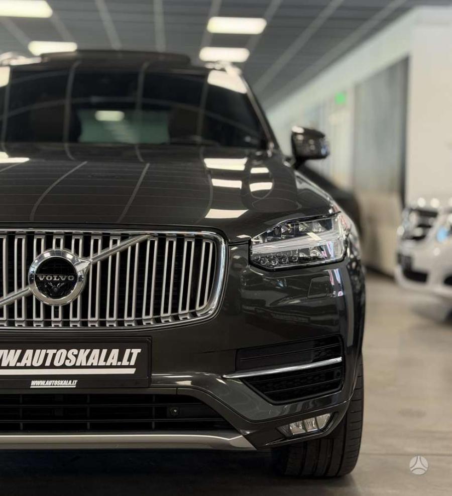 Pelēks Volvo XC90 2018 Klaipėda, ar dzinēja tilpumu 1.97 L un nobraukumu 180 tūkst. km par 28750 €, foto 6 vietnē AUTOMOTO.COM.LV