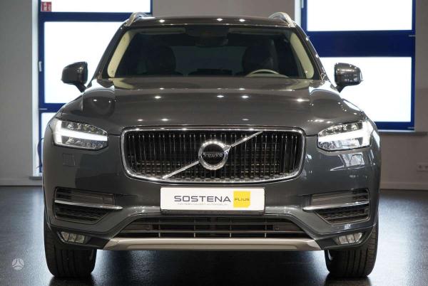 Grey Volvo XC90 2018 in Vilnius, with an engine capacity of 1.97 L and mileage of 225 thousand km for 23900 €, photo 4 on AUTOMOTO.COM.LV