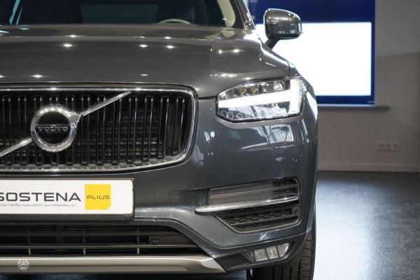 Grey Volvo XC90 2018 in Vilnius, with an engine capacity of 1.97 L and mileage of 225 thousand km for 23900 €, photo 5 on AUTOMOTO.COM.LV