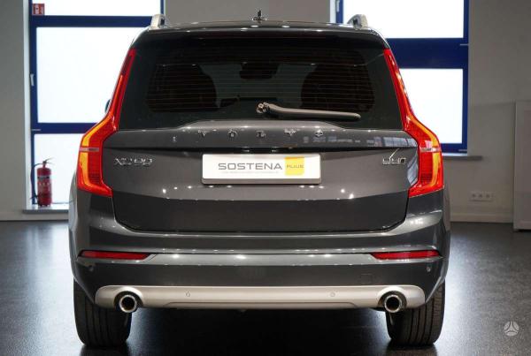 Grey Volvo XC90 2018 in Vilnius, with an engine capacity of 1.97 L and mileage of 225 thousand km for 23900 €, photo 6 on AUTOMOTO.COM.LV