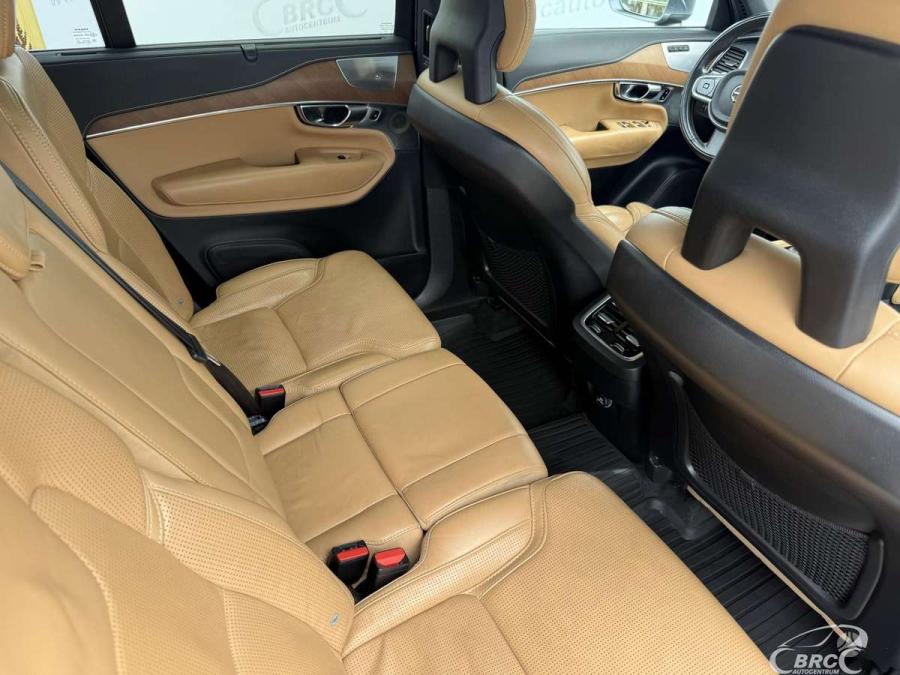 Grey Volvo XC90 2018 in Klaipeda, with an engine capacity of 1.97 L and mileage of 135 thousand km for 22900 €, photo 14 on AUTOMOTO.COM.LV
