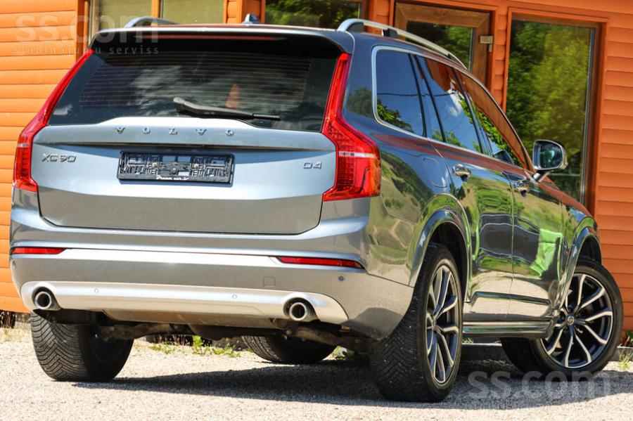 Pelēks Volvo XC90 2018 Tukums, ar dzinēja tilpumu 2.00 L un nobraukumu 202 tūkst. km par 19190 €, foto 4 vietnē AUTOMOTO.COM.LV