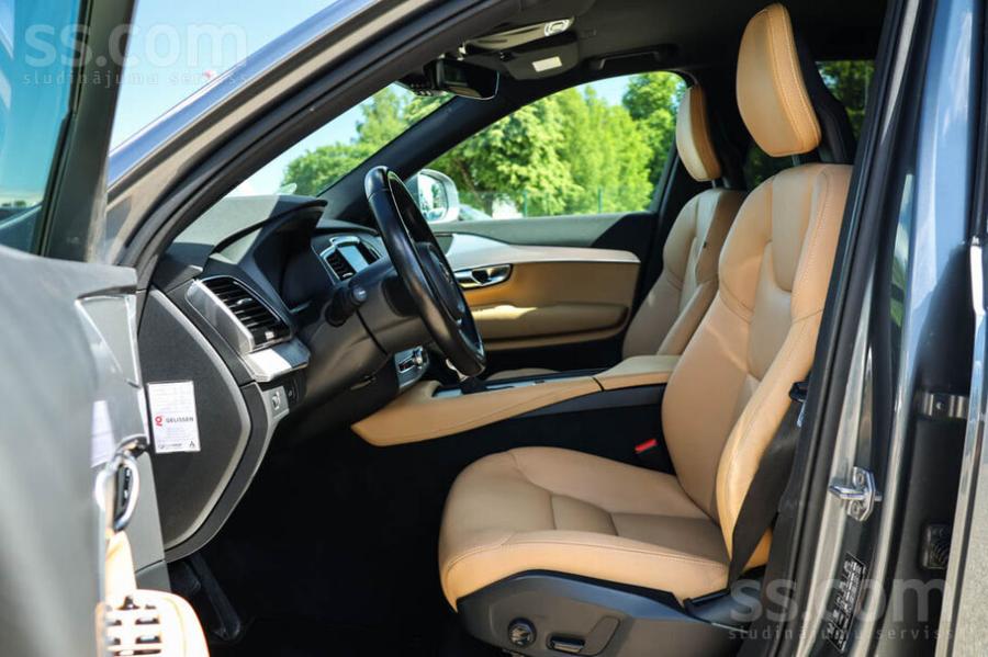 Pelēks Volvo XC90 2018 Tukums, ar dzinēja tilpumu 2.00 L un nobraukumu 202 tūkst. km par 19190 €, foto 7 vietnē AUTOMOTO.COM.LV