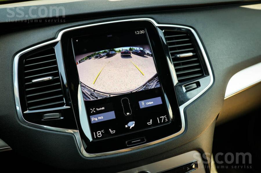 Pelēks Volvo XC90 2018 Tukums, ar dzinēja tilpumu 2.00 L un nobraukumu 202 tūkst. km par 19190 €, foto 14 vietnē AUTOMOTO.COM.LV