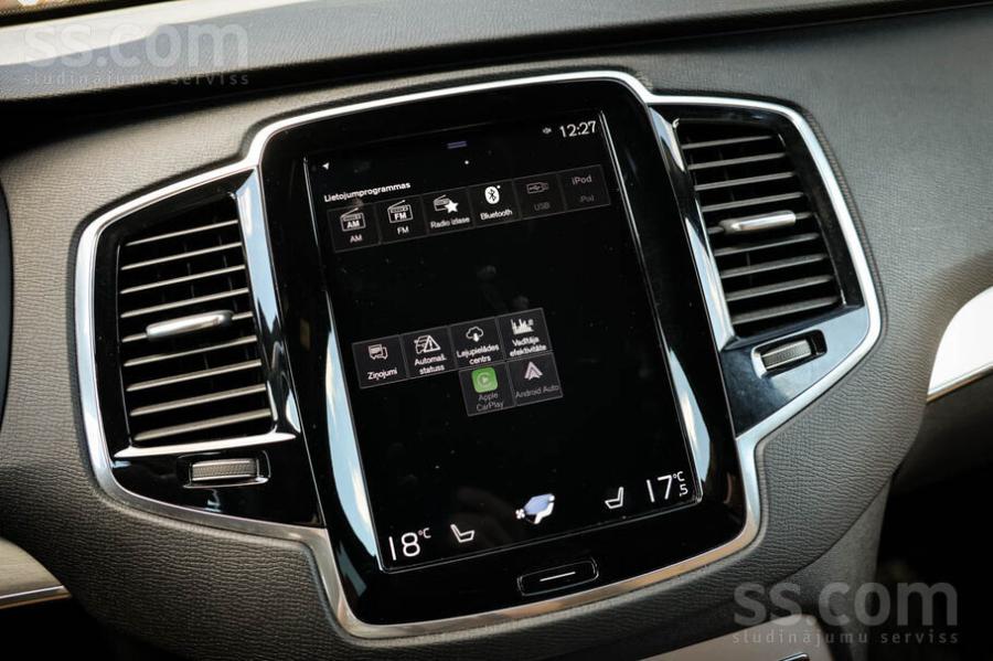 Pelēks Volvo XC90 2018 Tukums, ar dzinēja tilpumu 2.00 L un nobraukumu 202 tūkst. km par 19190 €, foto 16 vietnē AUTOMOTO.COM.LV