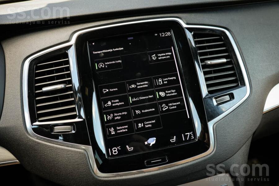 Pelēks Volvo XC90 2018 Tukums, ar dzinēja tilpumu 2.00 L un nobraukumu 202 tūkst. km par 19190 €, foto 18 vietnē AUTOMOTO.COM.LV