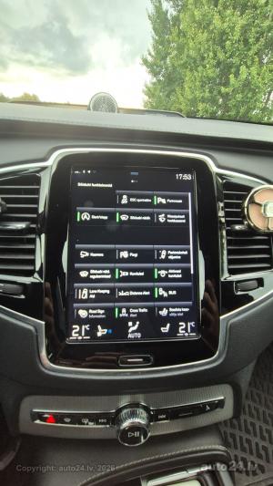 Grey Volvo XC90 2018 in Tallinn, with an engine capacity of 2.00 L and mileage of 190 thousand km for 29000 €, photo 16 on AUTOMOTO.COM.LV