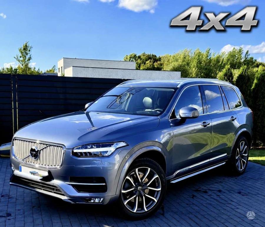 Pelēks Volvo XC90 2018 Kauņa, ar dzinēja tilpumu 1.97 L un nobraukumu 151 tūkst. km par 26900 €, foto 1 vietnē AUTOMOTO.COM.LV