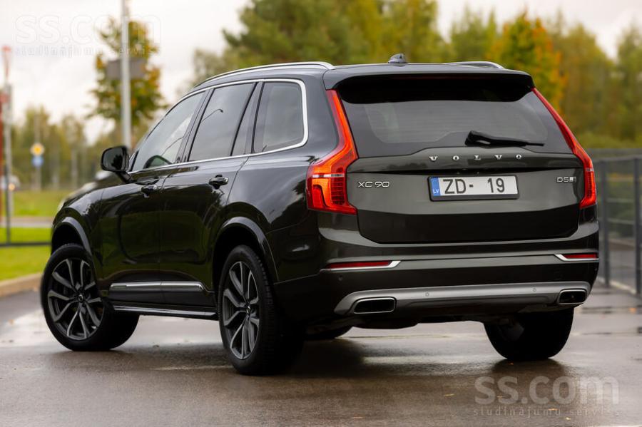 Grey Volvo XC90 2018 in Jelgava, with an engine capacity of 2.00 L and mileage of 238 thousand km for 21990 €, photo 7 on AUTOMOTO.COM.LV