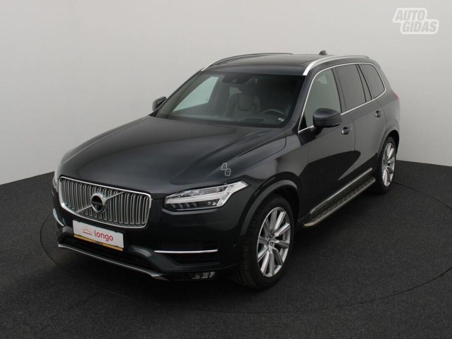Grey Volvo XC90 2019 in Vilnius, with an engine capacity of 2.00 L and mileage of 207 thousand km for 27999 €, photo 1 on AUTOMOTO.COM.LV