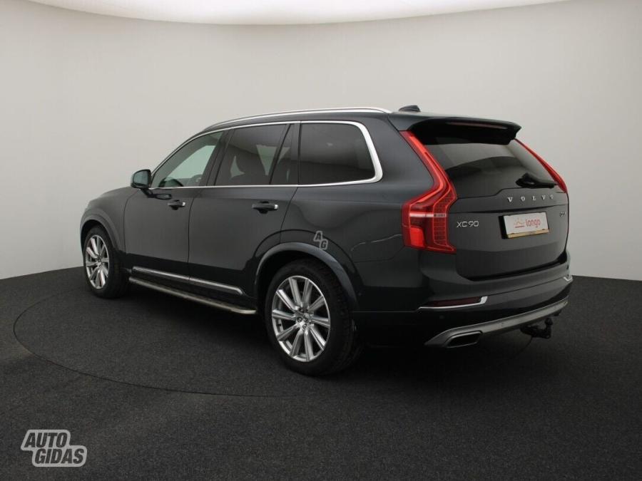 Grey Volvo XC90 2019 in Vilnius, with an engine capacity of 2.00 L and mileage of 207 thousand km for 27999 €, photo 7 on AUTOMOTO.COM.LV