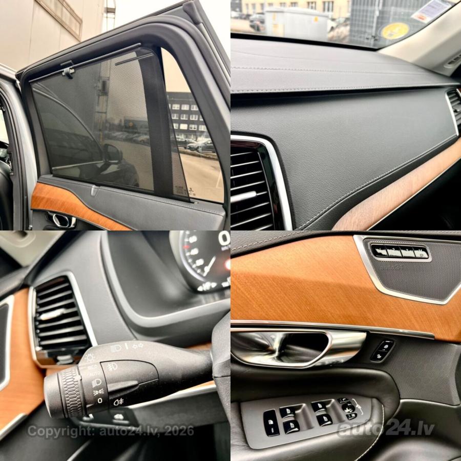 Grey Volvo XC90 2019 in Tallinn, with an engine capacity of 2.00 L and mileage of 172 thousand km for 28500 €, photo 25 on AUTOMOTO.COM.LV