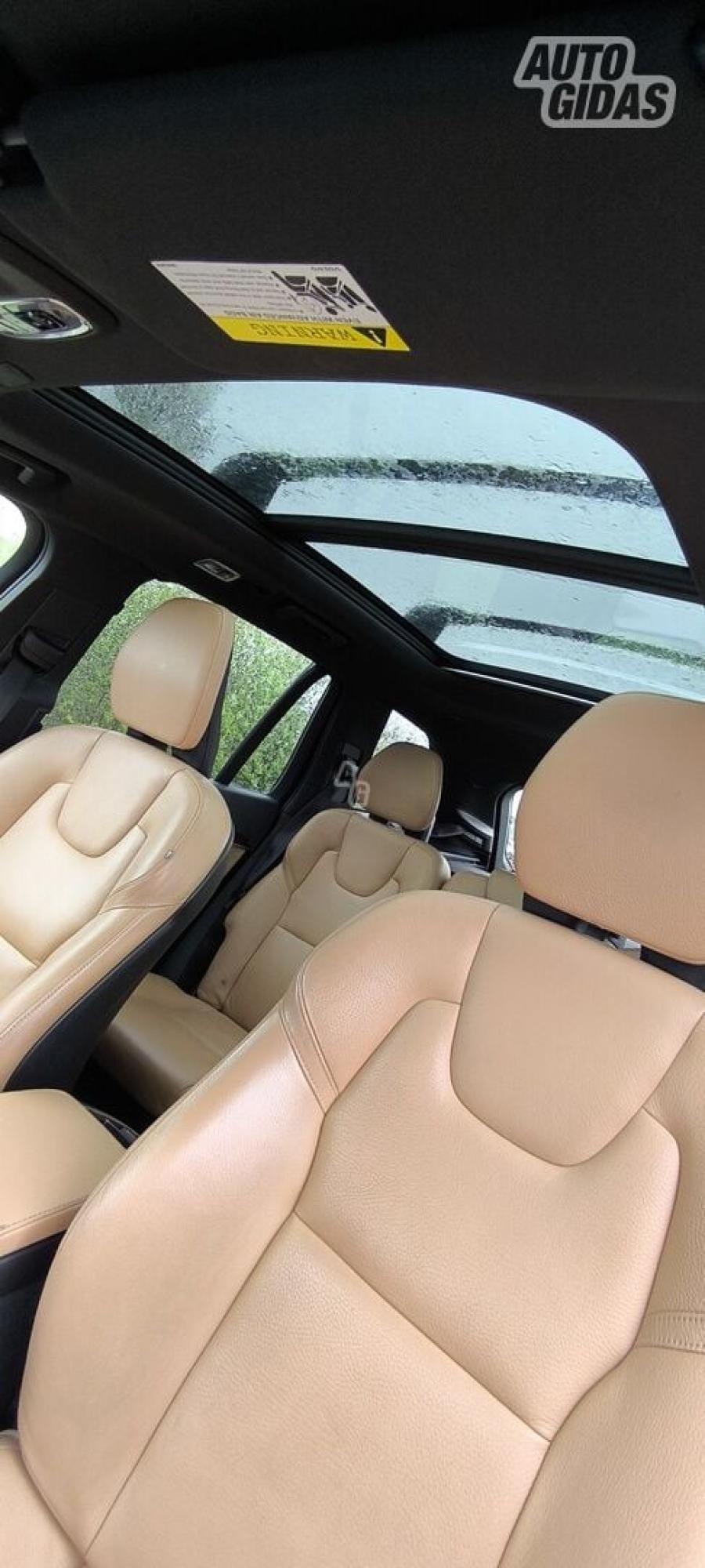 Grey Volvo XC90 2019 in Klaipeda, with an engine capacity of 2.00 L and mileage of 160 thousand km for 23500 €, photo 15 on AUTOMOTO.COM.LV