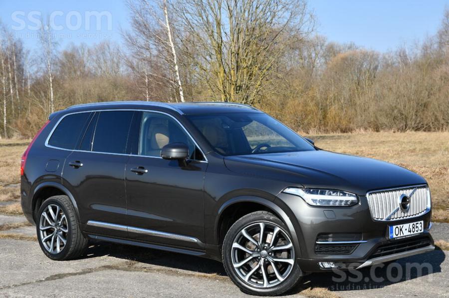 Grey Volvo XC90 2019 in Riga, with an engine capacity of 2.00 L and mileage of 0 thousand km for 27950 €, photo 5 on AUTOMOTO.COM.LV
