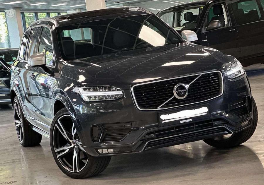 Pelēks Volvo XC90 2019 Kretinga, ar dzinēja tilpumu 2.00 L un nobraukumu 348 tūkst. km par 27500 €, foto 5 vietnē AUTOMOTO.COM.LV