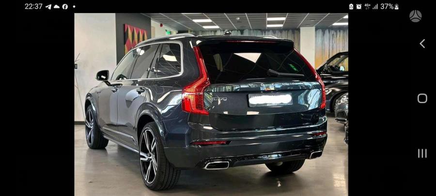 Pelēks Volvo XC90 2019 Kretinga, ar dzinēja tilpumu 2.00 L un nobraukumu 348 tūkst. km par 27500 €, foto 15 vietnē AUTOMOTO.COM.LV