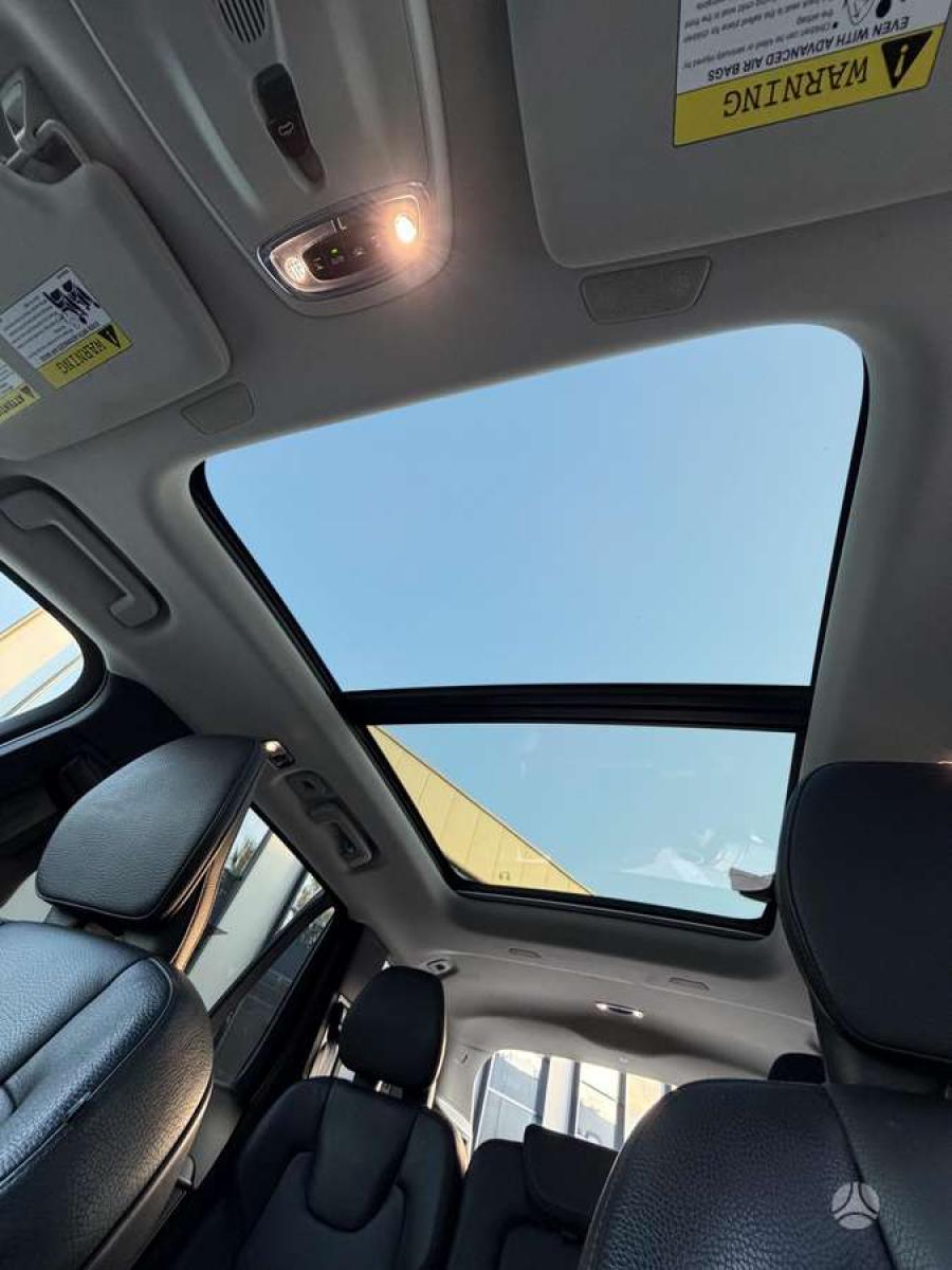 Grey Volvo XC90 2019 in Vilnius, with an engine capacity of 1.97 L and mileage of 150 thousand km for 20500 €, photo 14 on AUTOMOTO.COM.LV