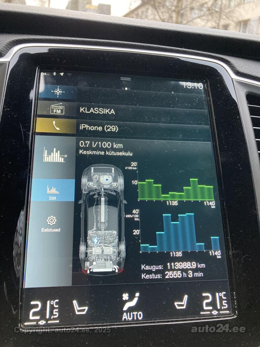 Серый Вольво ХС90 2020 в Таллин, объемом двигателя 2.00 л и пробегом 130 тыс. км за 39000 €, фото 17 на AUTOMOTO.COM.LV