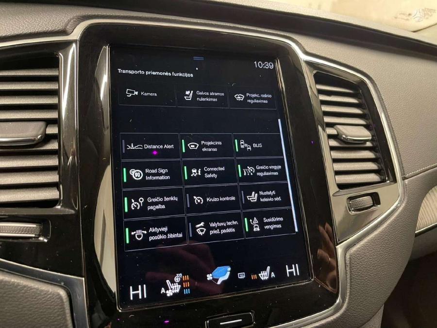 Серый Вольво ХС90 2020 в Мариямполе, объемом двигателя 1.97 л и пробегом 165 тыс. км за 34485 €, фото 16 на AUTOMOTO.COM.LV