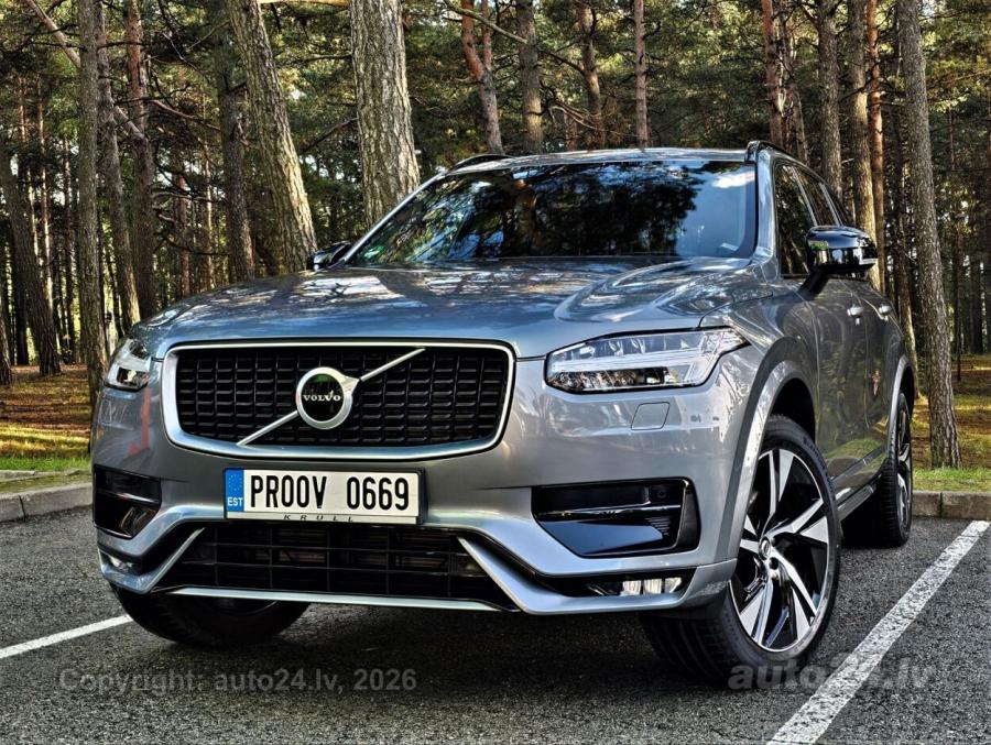 Grey Volvo XC90 2020 in Tallinn, with an engine capacity of 2.00 L and mileage of 71 thousand km for 44990 €, photo 1 on AUTOMOTO.COM.LV