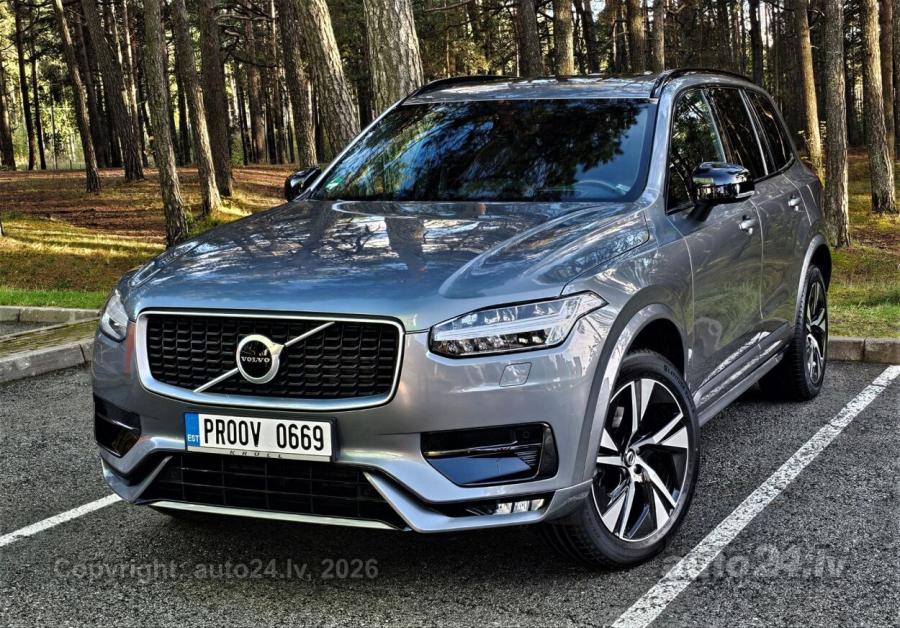 Grey Volvo XC90 2020 in Tallinn, with an engine capacity of 2.00 L and mileage of 71 thousand km for 44990 €, photo 3 on AUTOMOTO.COM.LV