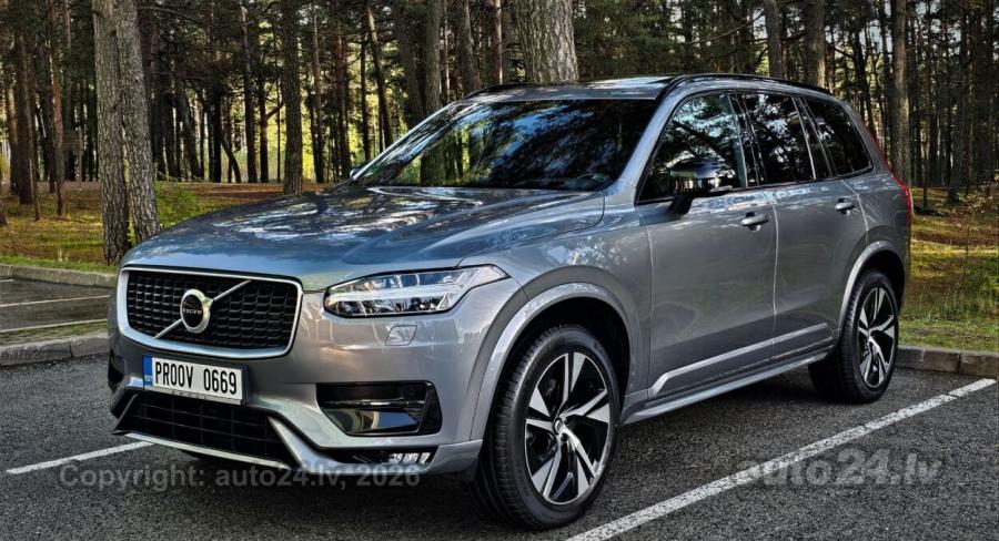 Grey Volvo XC90 2020 in Tallinn, with an engine capacity of 2.00 L and mileage of 71 thousand km for 44990 €, photo 4 on AUTOMOTO.COM.LV
