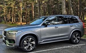 Grey Volvo XC90 2020 in Tallinn, with an engine capacity of 2.00 L and mileage of 71 thousand km for 44990 €, photo 5 on AUTOMOTO.COM.LV