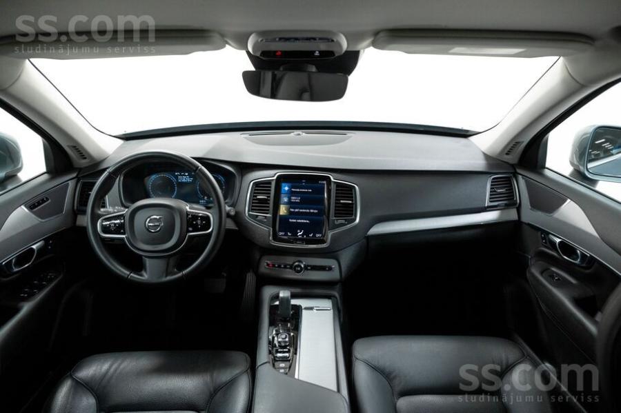 Grey Volvo XC90 2020 in Riga, with an engine capacity of 2.00 L and mileage of 95 thousand km for 34900 €, photo 5 on AUTOMOTO.COM.LV